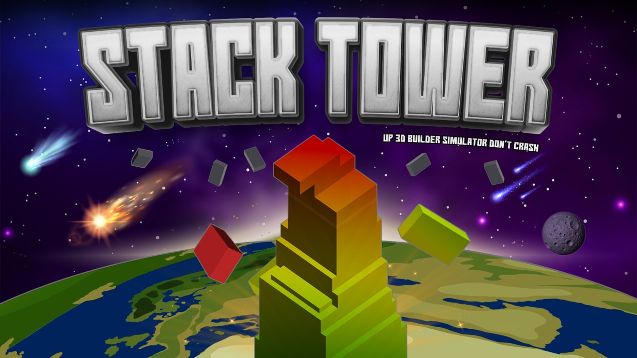 Stack Tower Up 3D Builder Simulator Don T Crash For Nintendo Switch