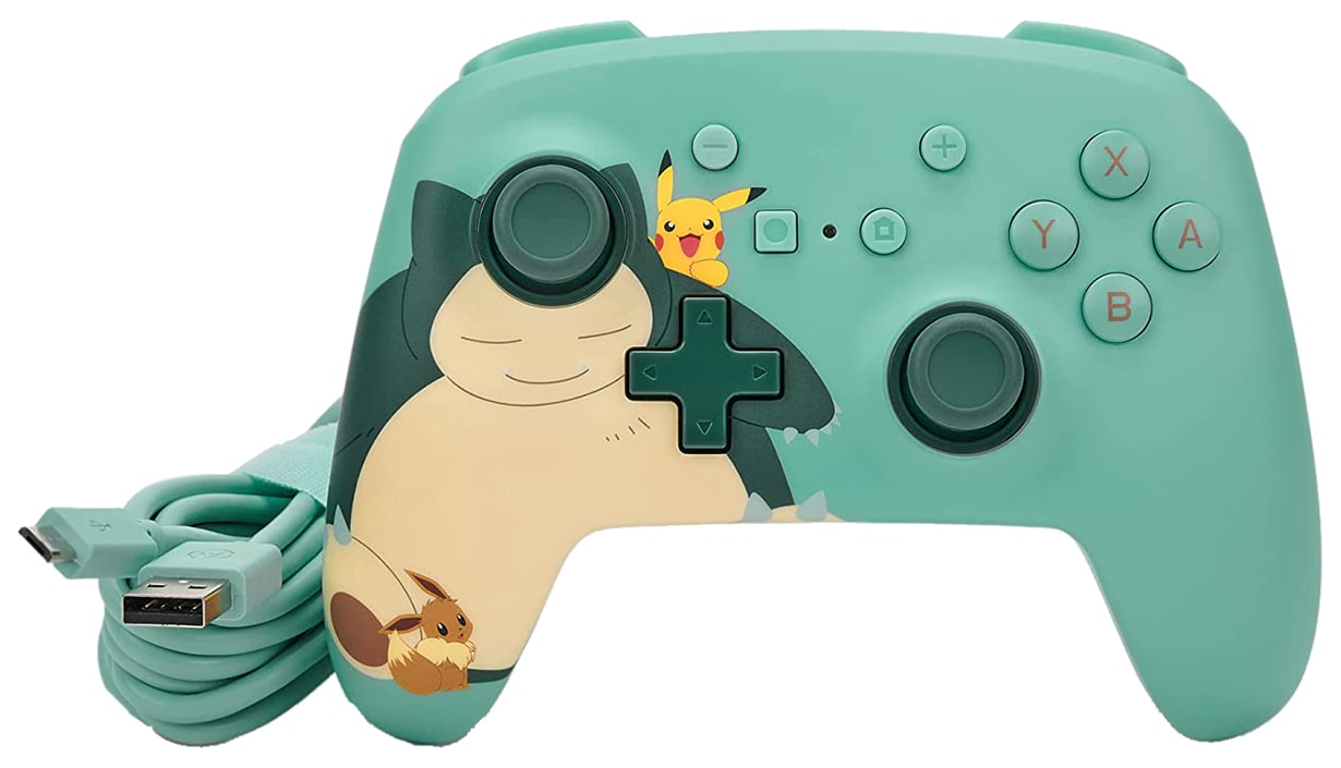 Enhanced Wired Controller for Nintendo Switch – Pokémon: Snorlax ...