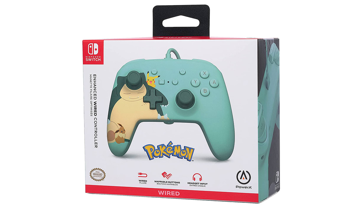 Enhanced Wired Controller for Nintendo Switch – Pokémon: Snorlax ...