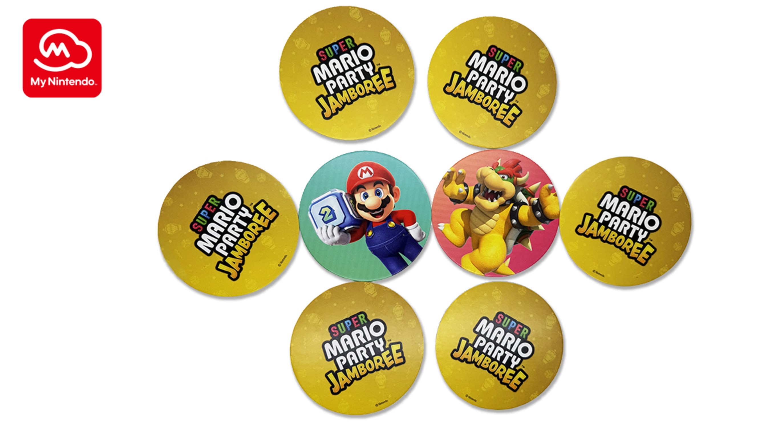 My Nintendo añade estos posavasos de Super Mario Party Jamboree a su ...