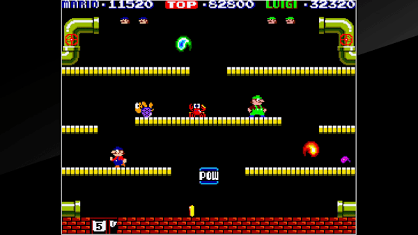 Mario bros arcade classic series store