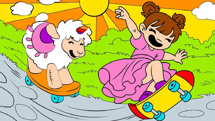 comic coloring book pages