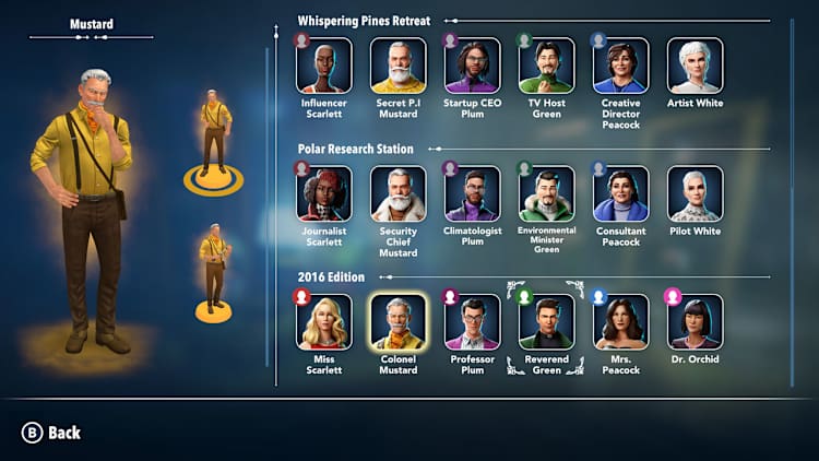 Clue Game Characters