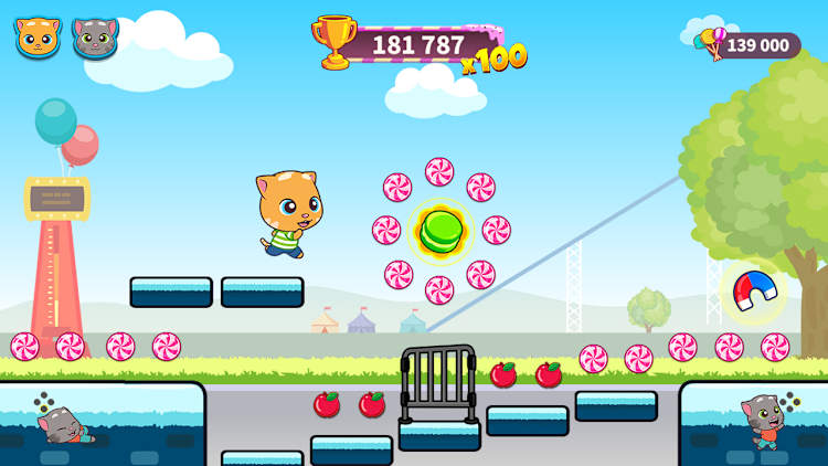 talking tom candy run