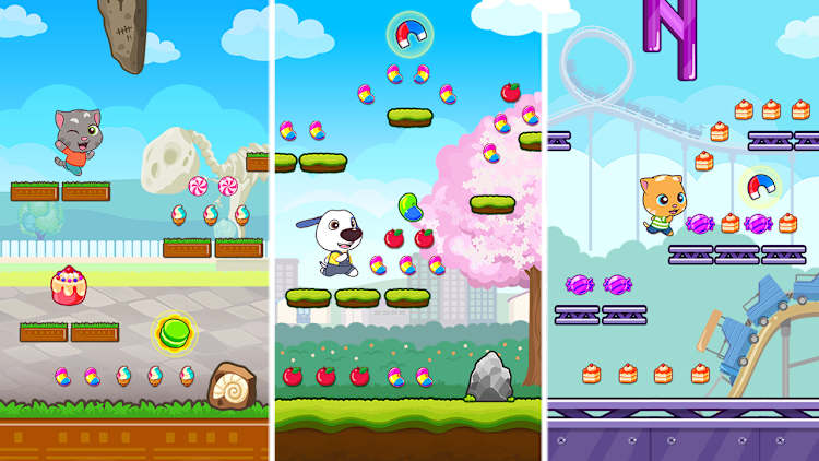 talking tom candy run