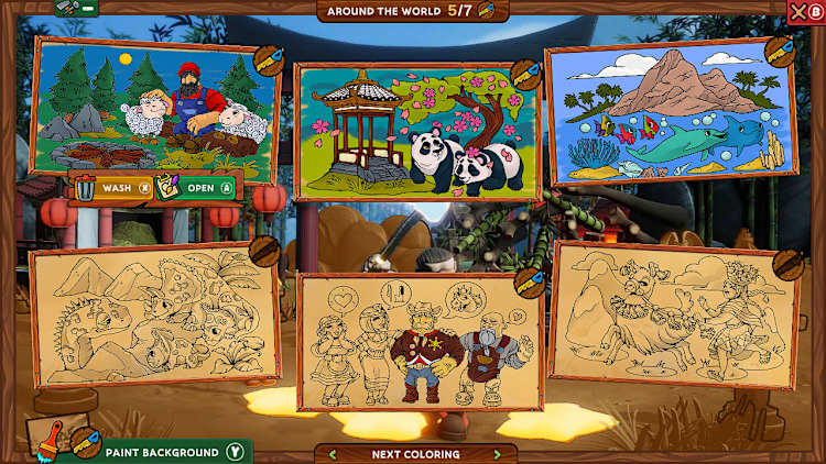 coloring pages lumberhill tales