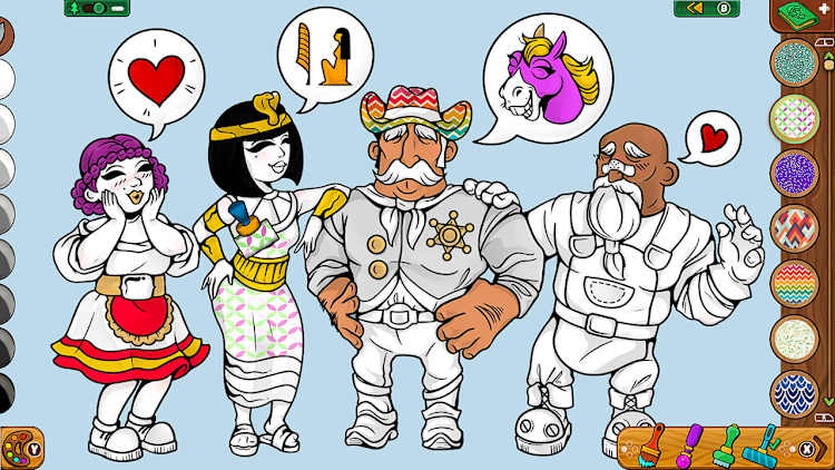 coloring pages lumberhill tales