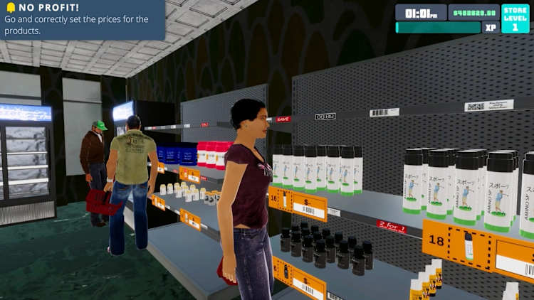 supermarket simulator empty shelf