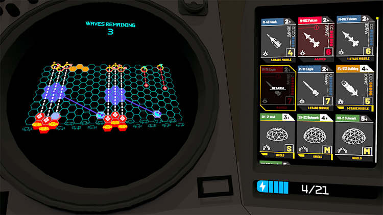 missile command recharged switch