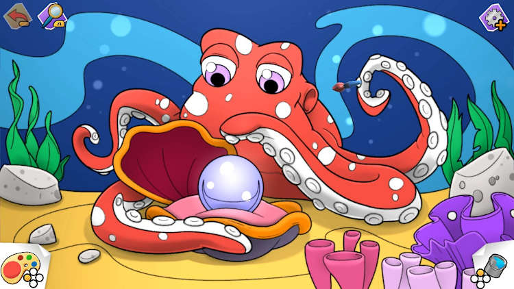 coloring book ocean animals