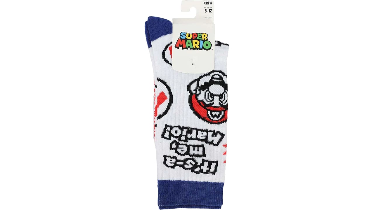 Super Mario™ Power-Up Icons Crew Socks - Nintendo Official Site