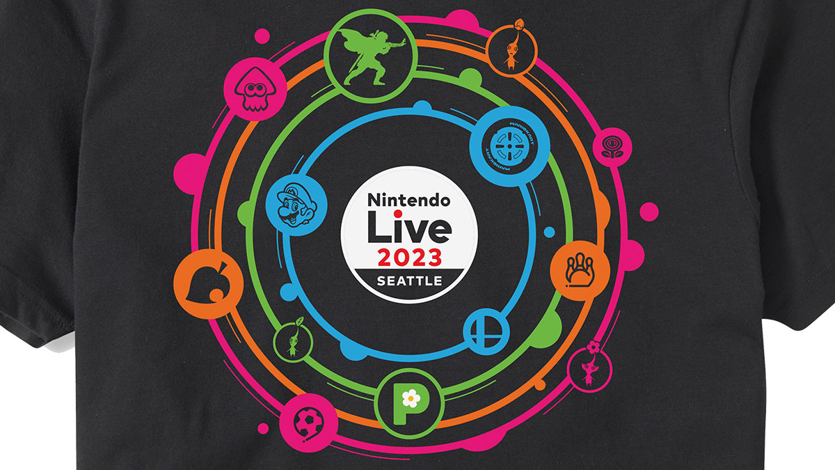 Nintendo Live 2023 - Logo T-Shirt - 4XL - Nintendo Official Site