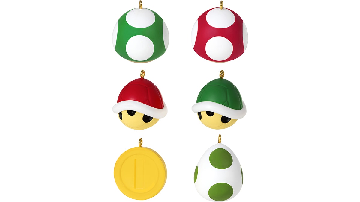 Miniature Nintendo Super Mario Ornaments, Set of 6 - Nintendo Official Site