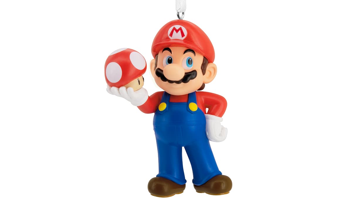 Super Mario™ with Mushroom Ornament - Nintendo Official Site