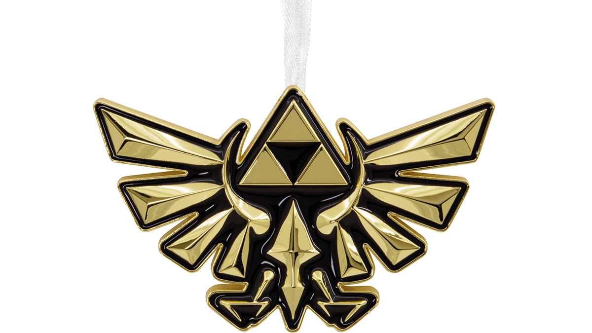 The Legend of Zelda™ Premium Metal Hyrule Crest Ornament - Nintendo ...