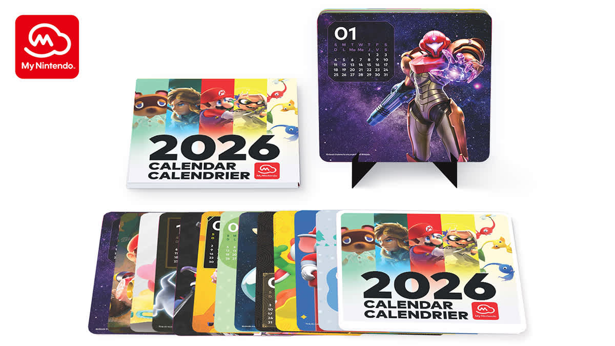 My Nintendo 2026 Desktop Calendar - Nintendo Official Site