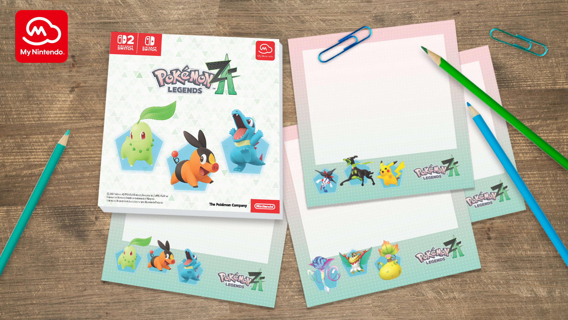 Pokémon™ Legends: Z-A Memo Pad - Nintendo Official Site for Canada