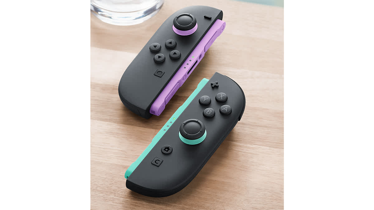 Joy‑Con™ 2 (L)/(R) for Nintendo Switch 2 – Light Purple & Light Green ...