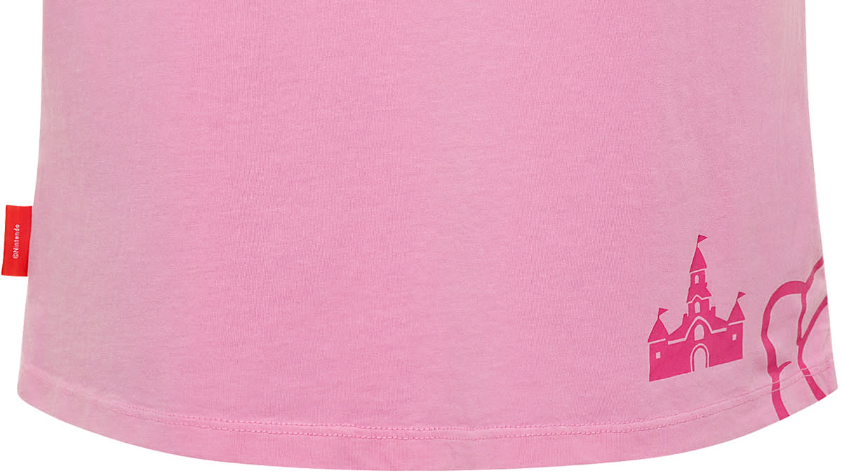 Peach™ Collection - Princess Peach's Castle Pink T-Shirt - M - Nintendo ...