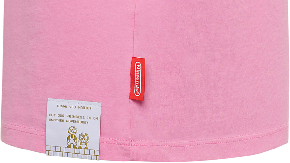 Peach™ Collection - Princess Peach's Castle Pink T-Shirt - L - Nintendo ...