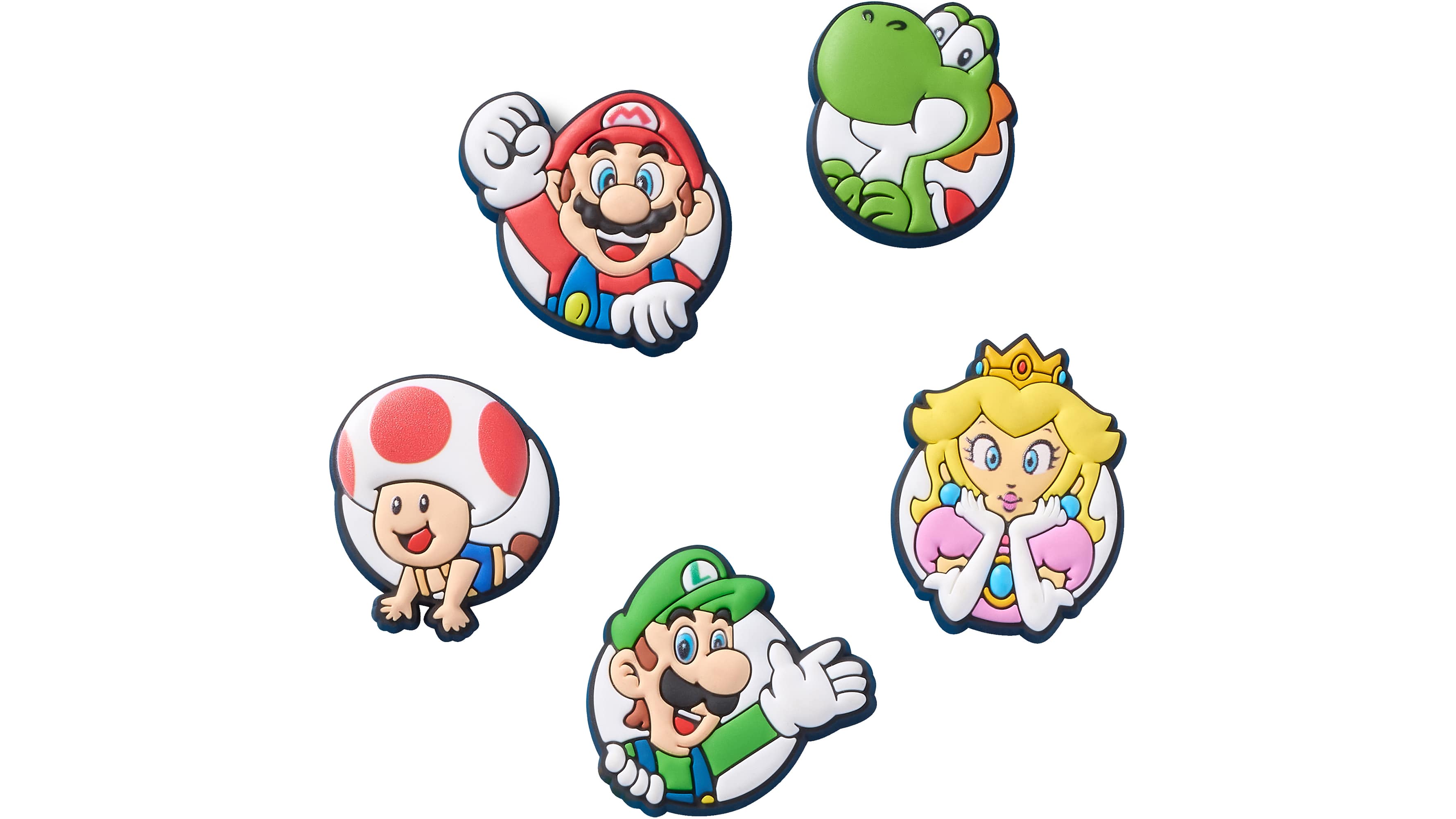 Super Mario™ Core 5-Pack Jibbitz™ Charms - Nintendo Official Site