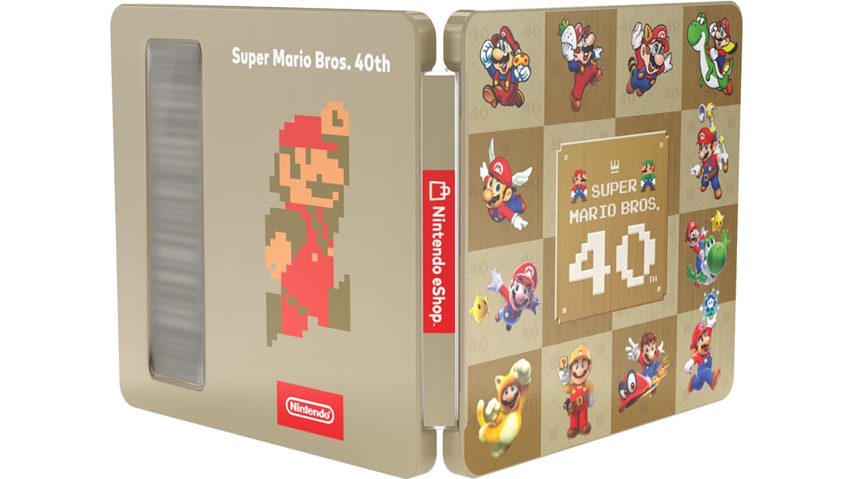 Super Mario Bros. 40th Anniversary $100 Nintendo eShop Gift Card ...