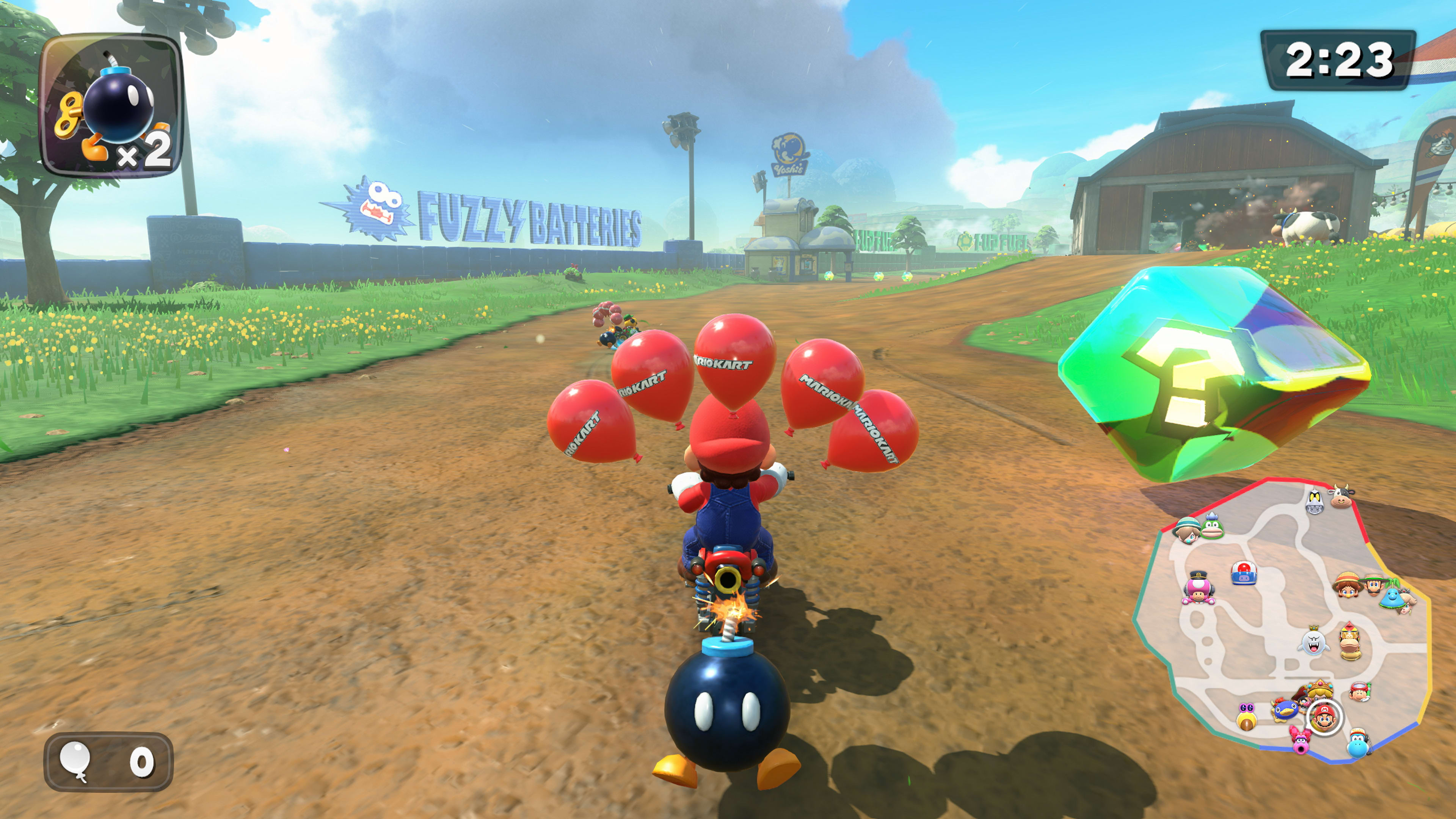 Free update adds Bob-omb Blast to Battle mode in Mario Kart World ...