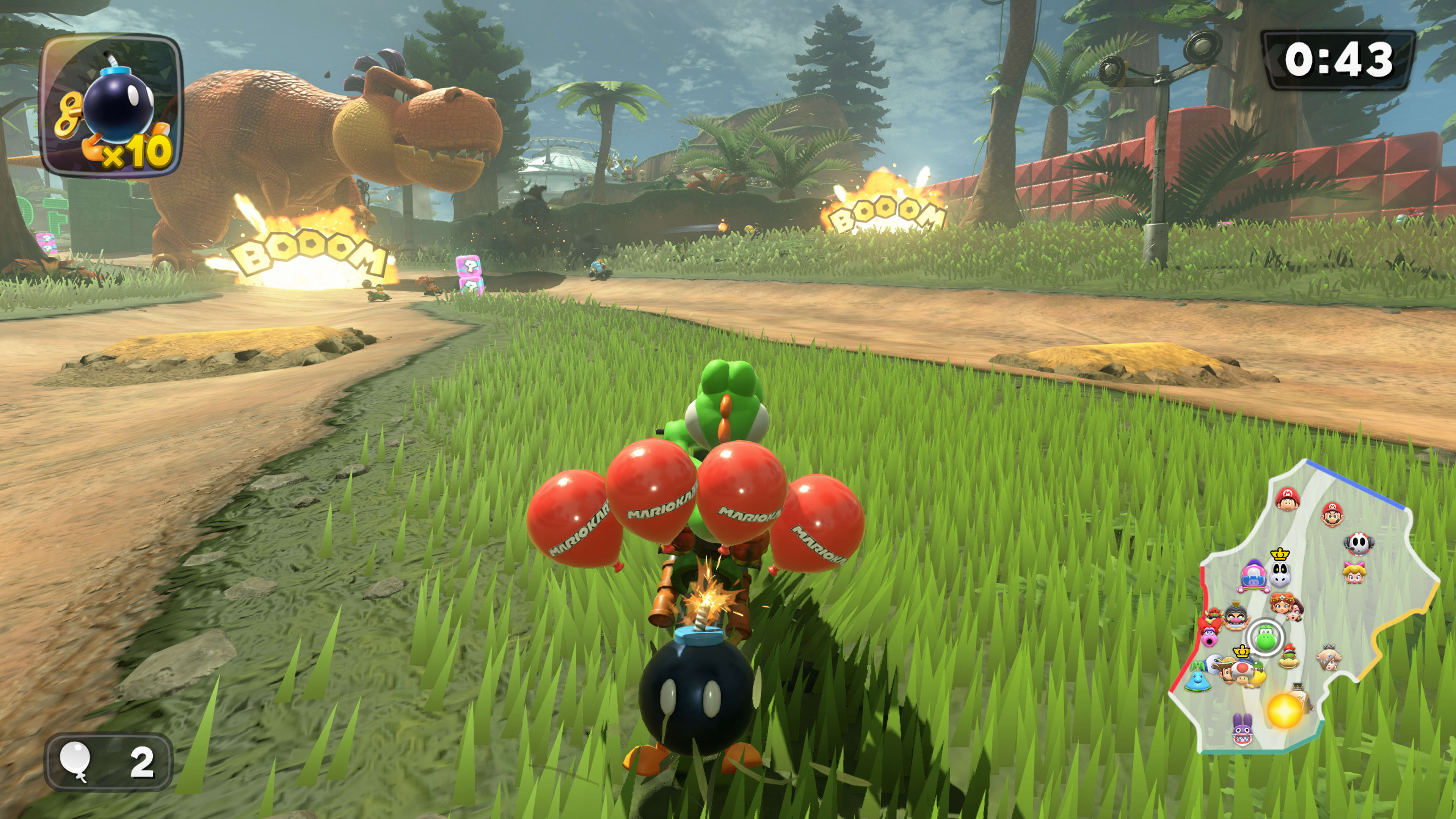 Free update adds Bob-omb Blast to Battle mode in Mario Kart World ...