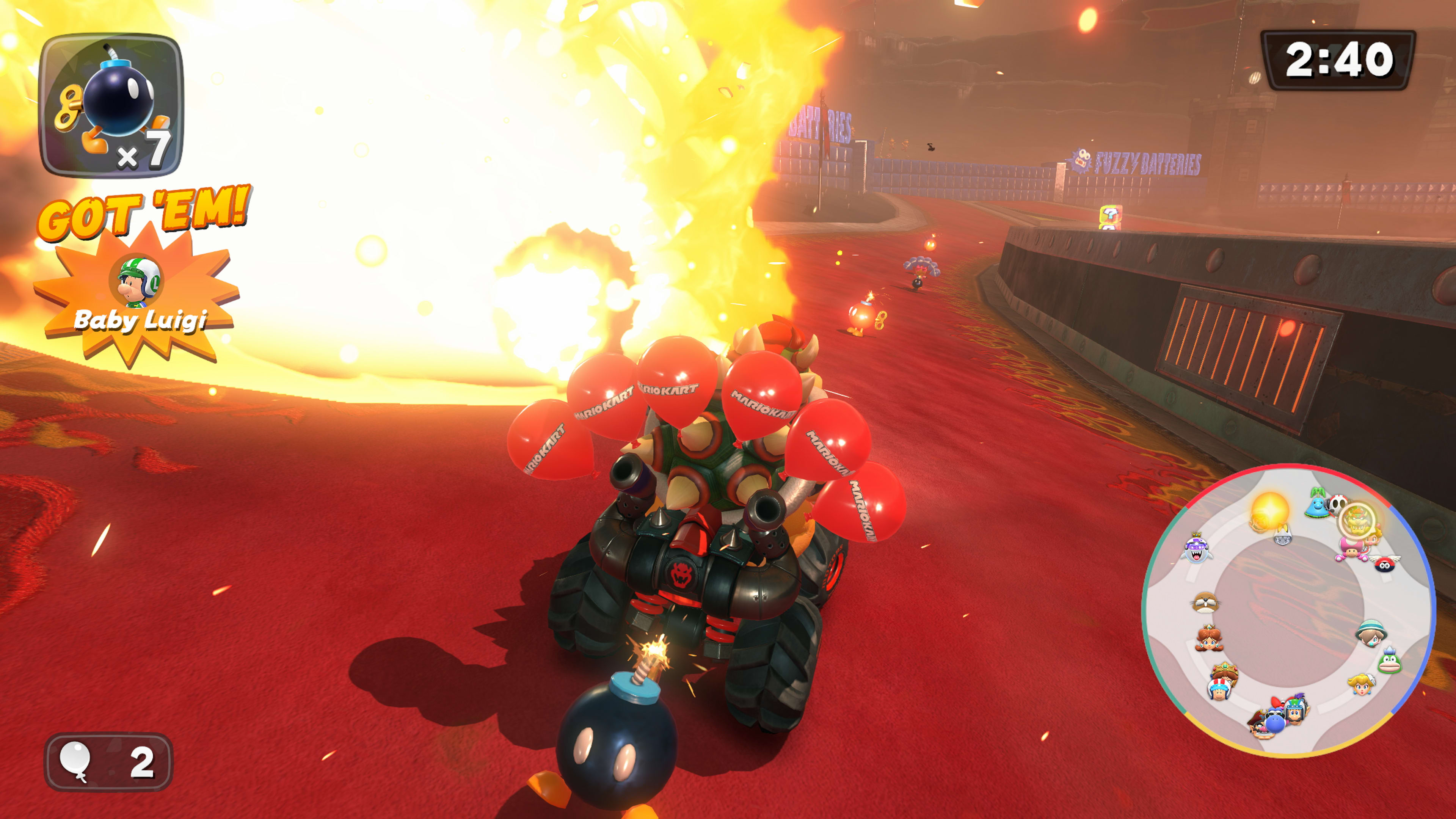 Free update adds Bob-omb Blast to Battle mode in Mario Kart World ...
