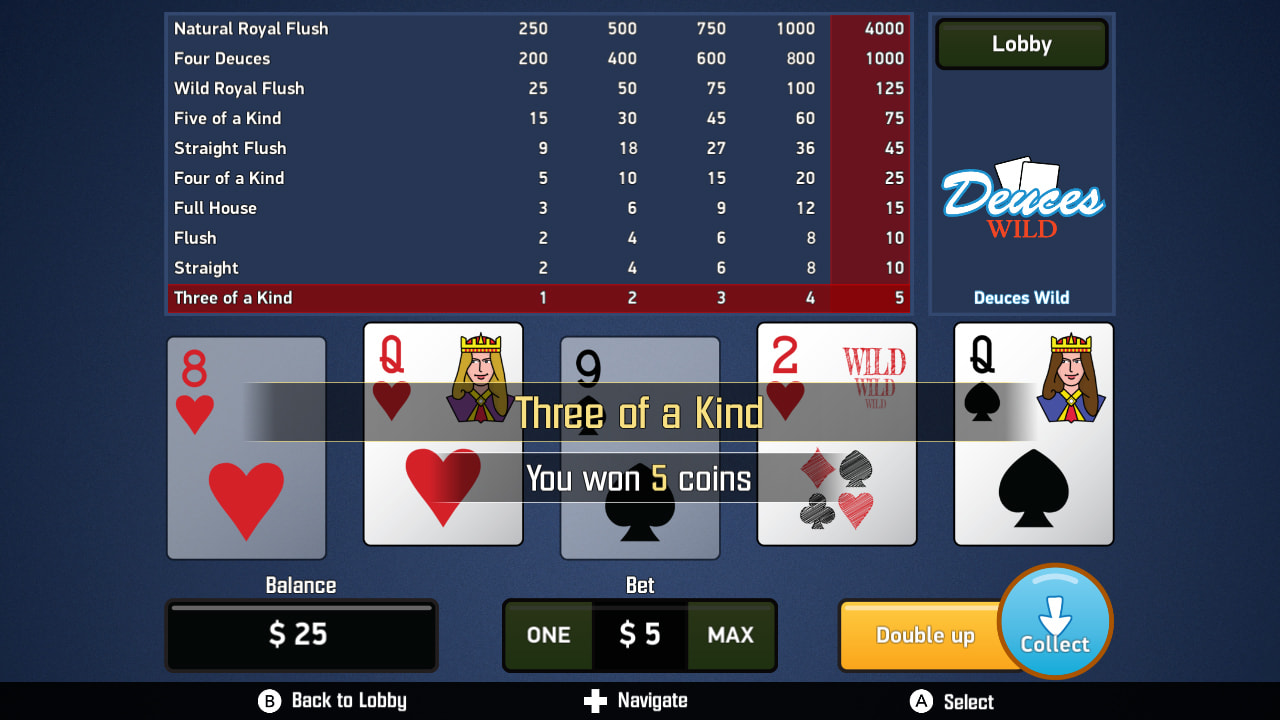Deuces Wild - Video Poker for Nintendo Switch - Nintendo Official Site