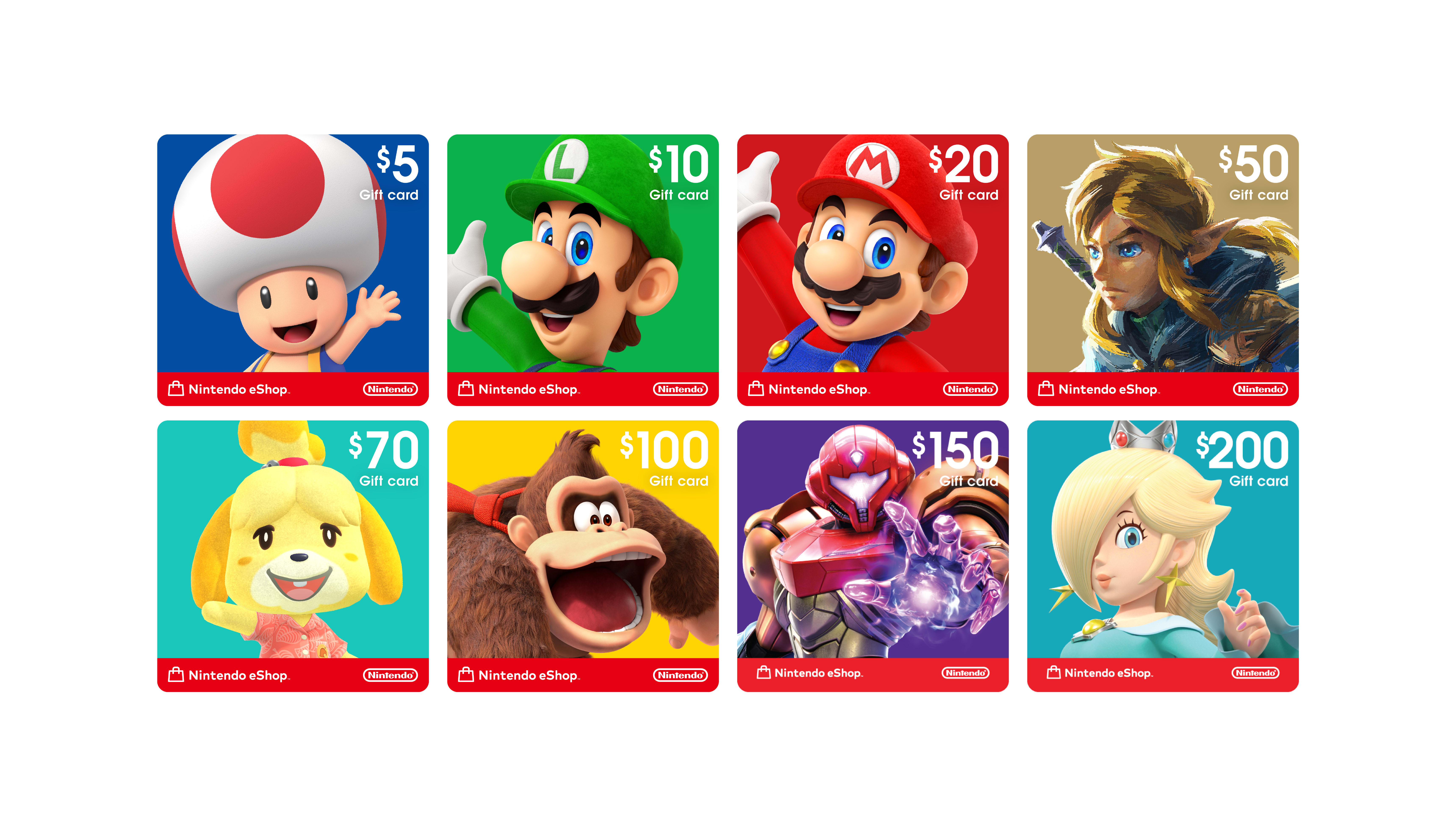 Nintendo eShop Cards: Perfect for Gamers - Nintendo US