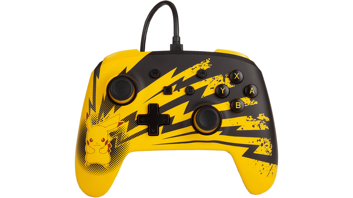 Enhanced Wired Controller for Switch - Pikachu Lightning - Hardware ...