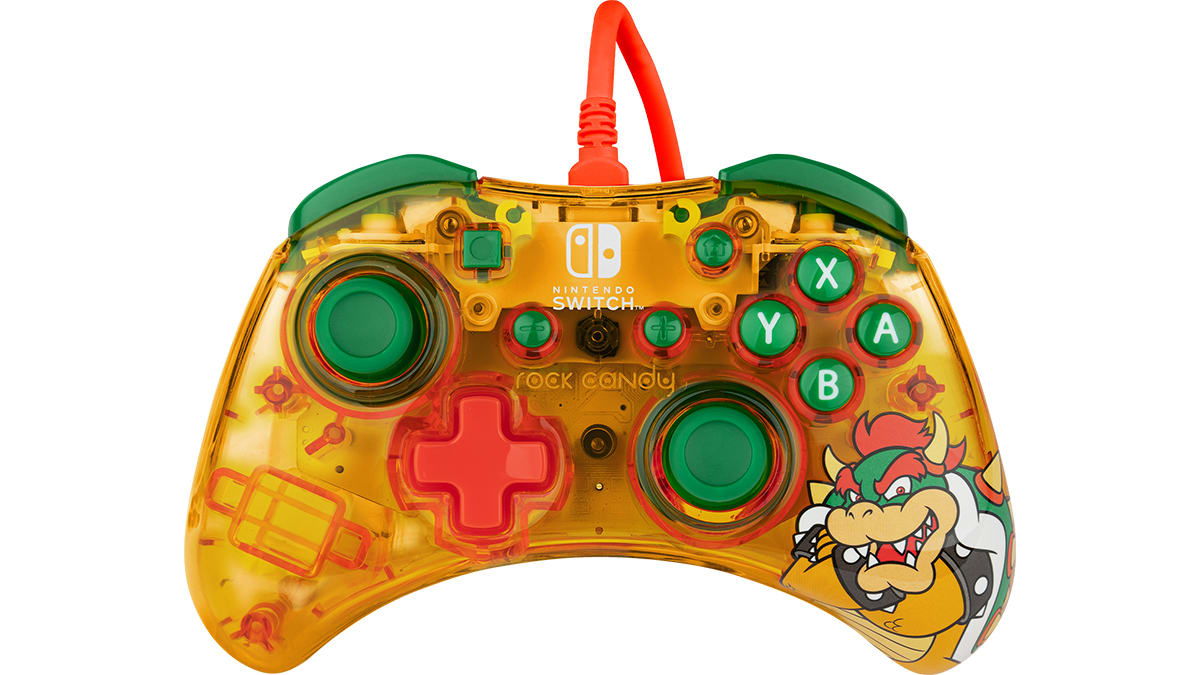 Rock Candy Wired Controller: Bowser for Switch - Hardware - Nintendo - Nintendo Official Site