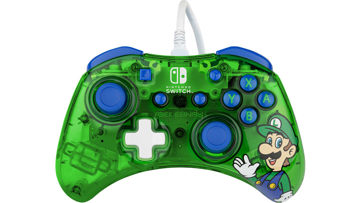Rock Candy Wired Controller: Luigi for Switch - Hardware - Nintendo ...