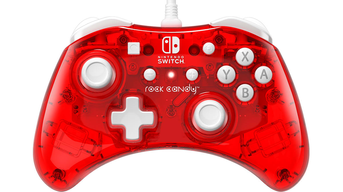 Rock Candy Wired Controller for Switch - Stormin Cherry - Hardware ...