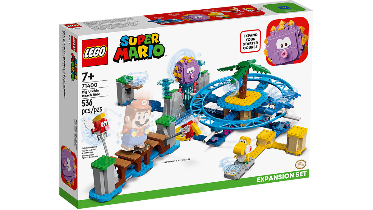 LEGO® Super Mario™ Big Urchin Beach Ride Expansion Set - Merchandise ...