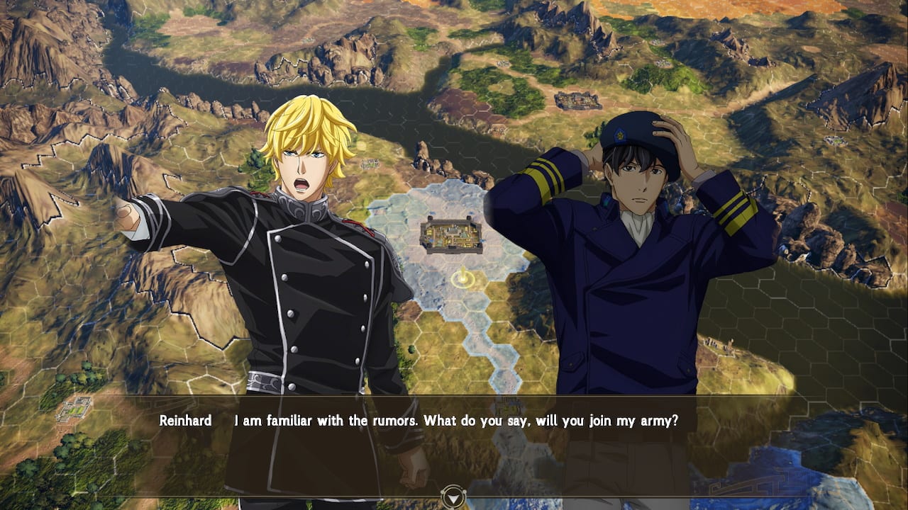 Legend of the Galactic Heroes Collab: Reinhard & Yang para Nintendo ...