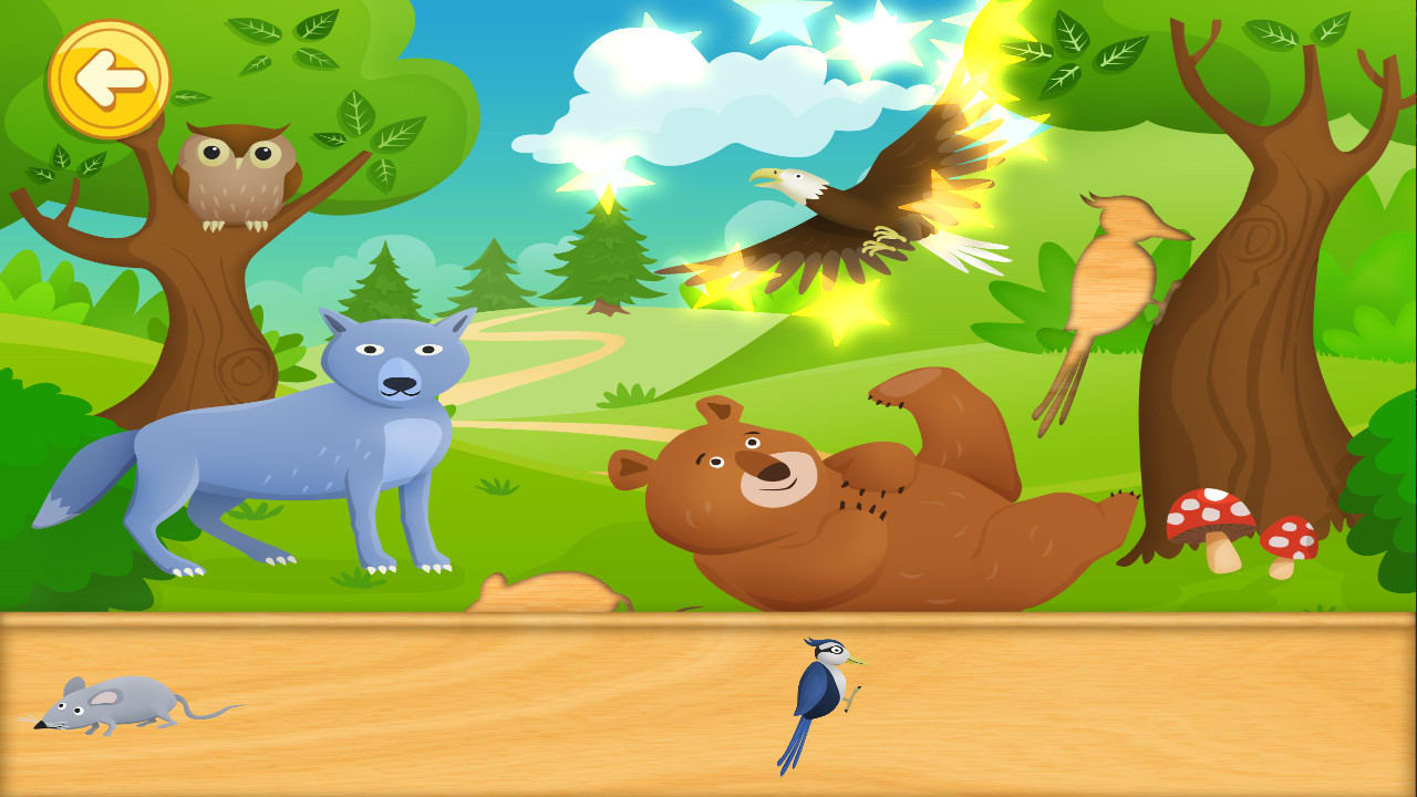 Animal Fun Puzzle - Preschool and kindergarten learning and fun game ...