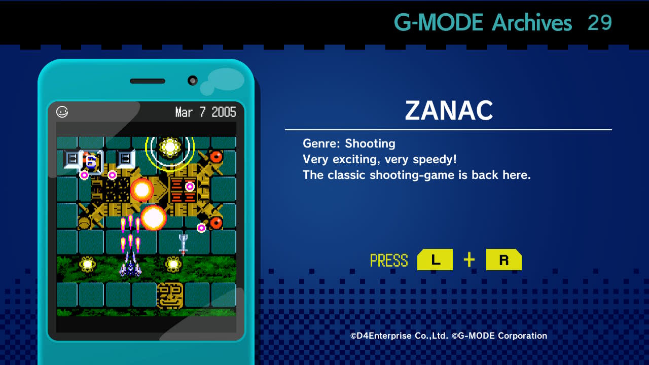G-MODE Archives29 ZANAC for Nintendo Switch - Nintendo Official Site
