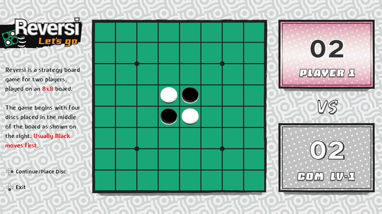 Reversi Let's Go for Nintendo Switch - Nintendo Official Site