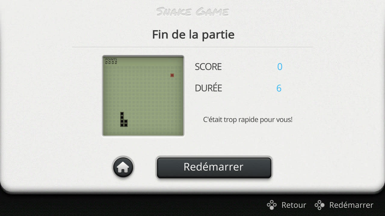 Snake Game pour Nintendo Switch - Site Officiel Nintendo pour Canada