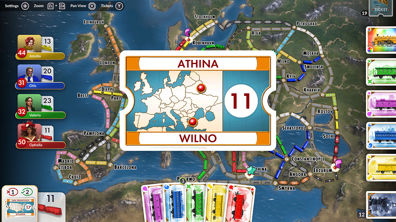 Ticket to Ride para Nintendo Switch - Site Oficial da Nintendo para Brasil