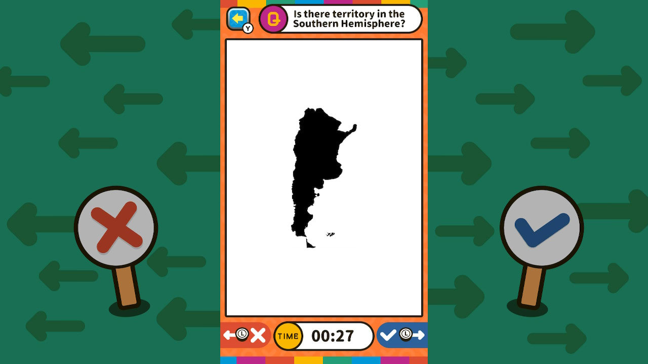 Swipe Right or Left Geography Binary Quiz for Nintendo Switch - Nintendo Official Site