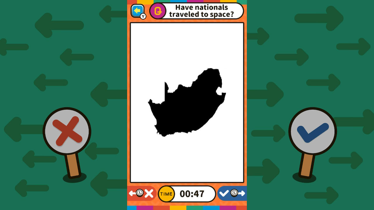 Swipe Right or Left Geography Binary Quiz for Nintendo Switch - Nintendo Official Site