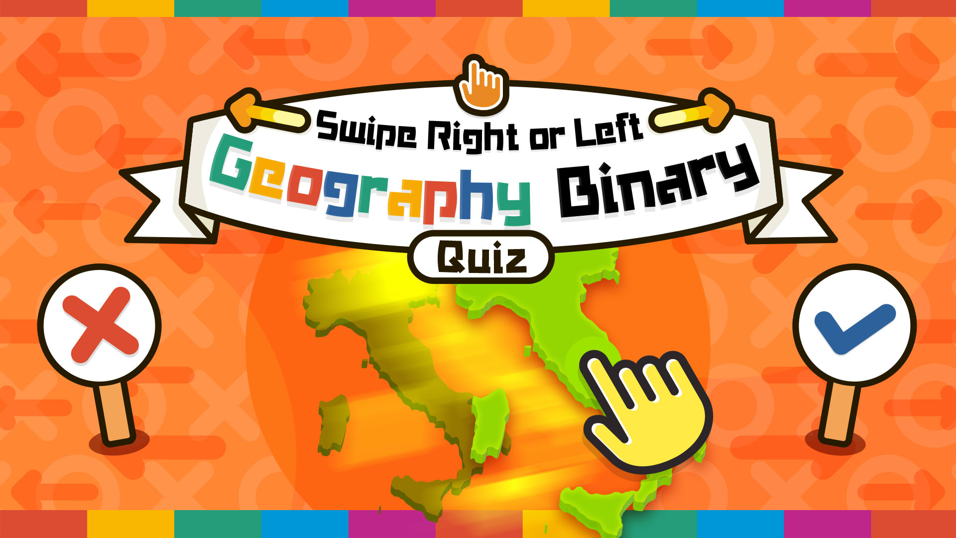 Swipe Right or Left Geography Binary Quiz for Nintendo Switch ...