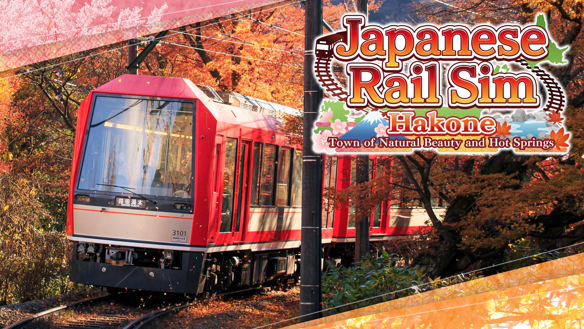 Japanese Rail Sim: Hakone Town of Natural Beauty and Hot Springs para ...