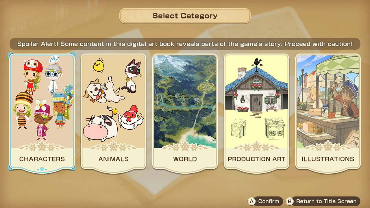STORY OF SEASONS: Grand Bazaar Digital Art Book & Soundtrack para ...