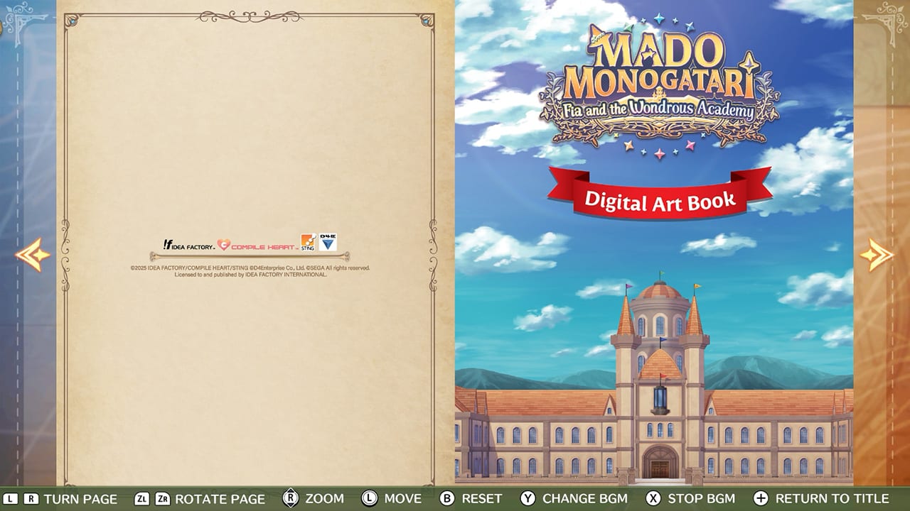 MADO MONOGATARI: Fia and the Wondrous Academy Digital Art Book for ...
