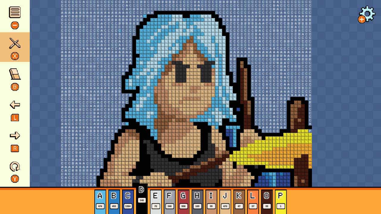 Pixel Cross Stitch Color by Number for Nintendo Switch - Nintendo ...