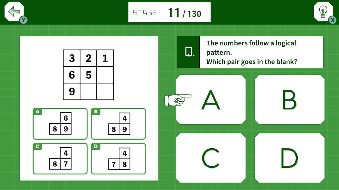 Pattern Thinking Puzzle Build It Before 10 for Nintendo Switch ...